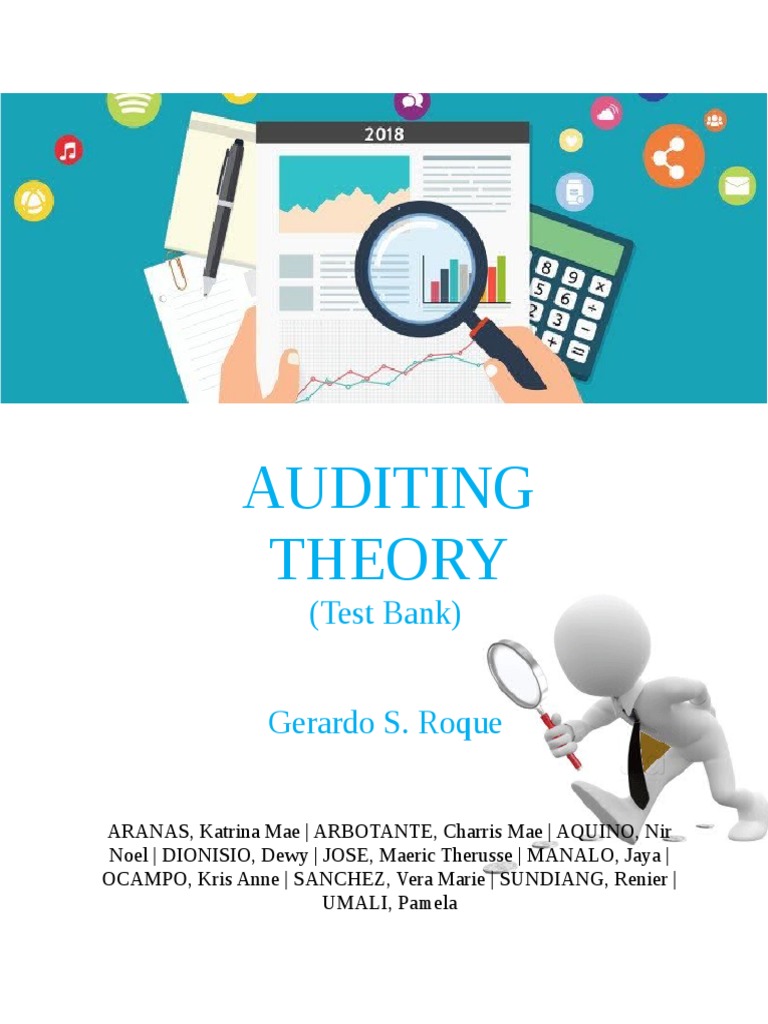 Auditing Theory: (Test Bank) Gerardo S. Roque | PDF | Financial Audit ...