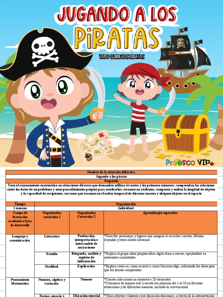 Semana 20M Linea Jugando A Los Piratas | PDF | Piratería | Evaluación