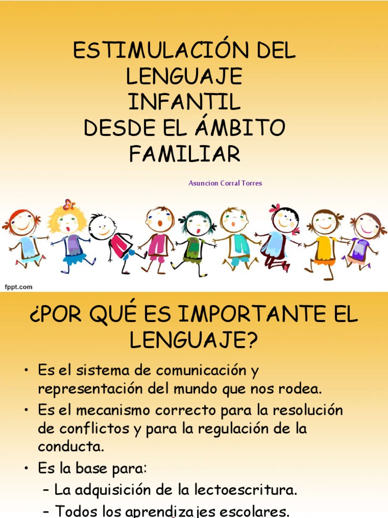Estimulacion Del Lenguaje en Infantil Desde El Ambito Familiar | PDF ...