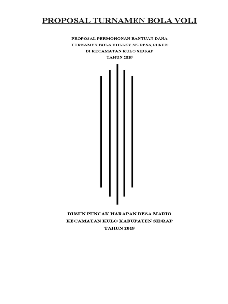 Proposal Dana Volly Ball | PDF