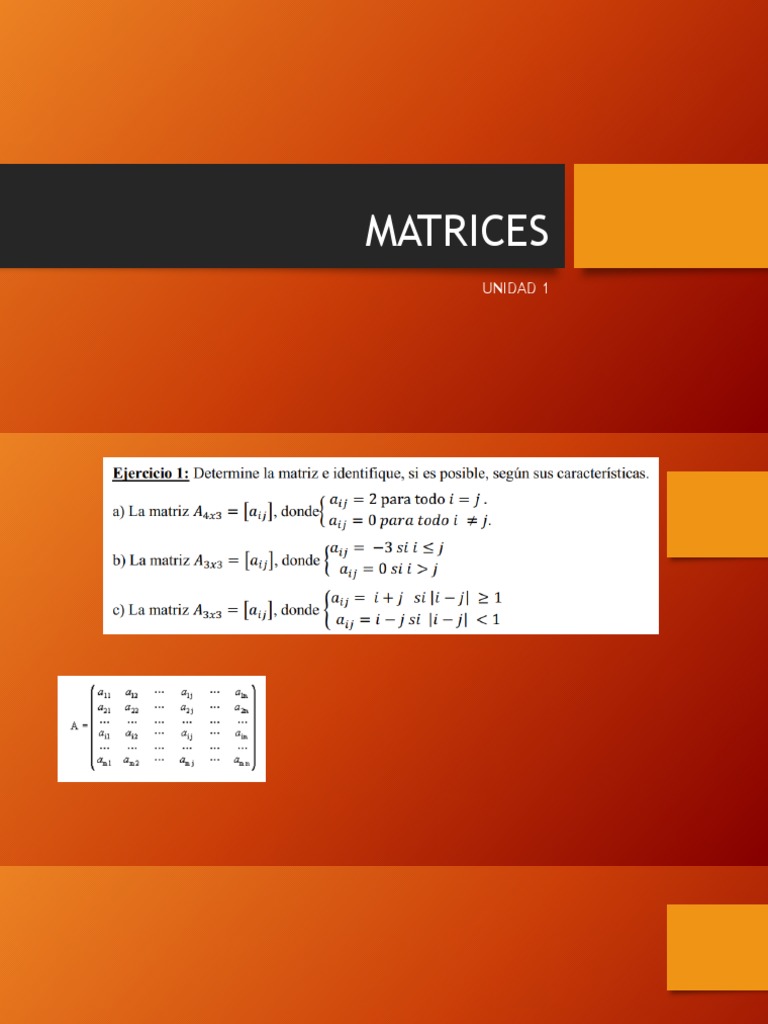 Matrices | PDF | Métodos y materiales de enseñanza | Informática