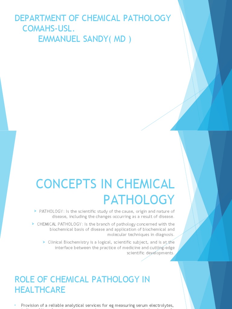 Concepts in Chemical Pathology | PDF | Sensitivity And Specificity ...