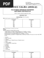 Anglu Vbe Uzduociu Aprasas | PDF