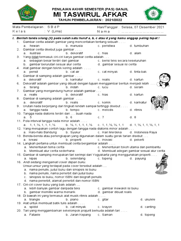 Pas SBDP Kls 5 | PDF