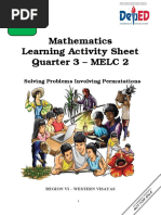 Permutation and Combination Worksheet | PDF
