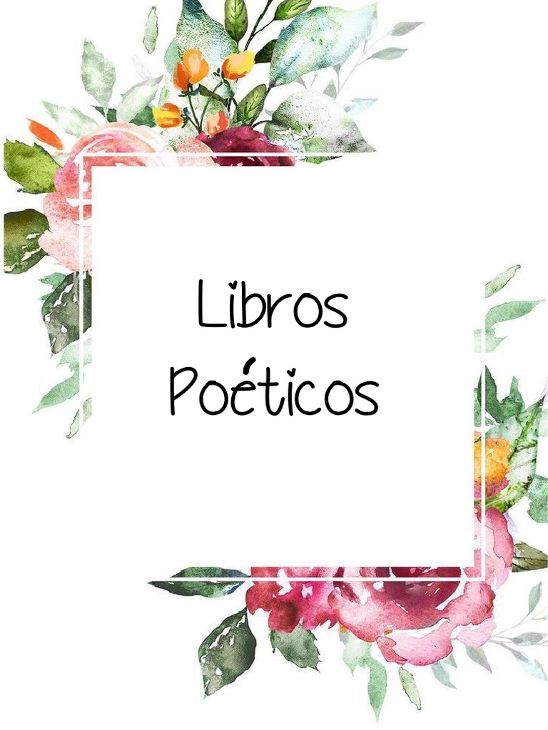 Libros Poeticos A | PDF | Salmos | Libro de proverbios