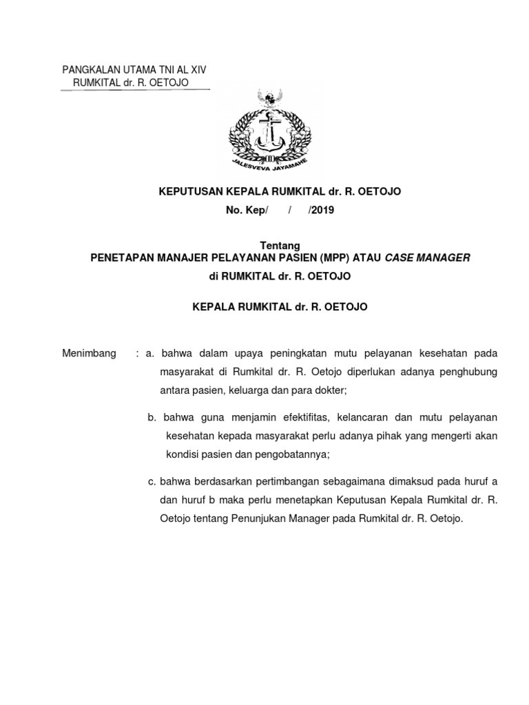 SK Penetapan MPP | PDF