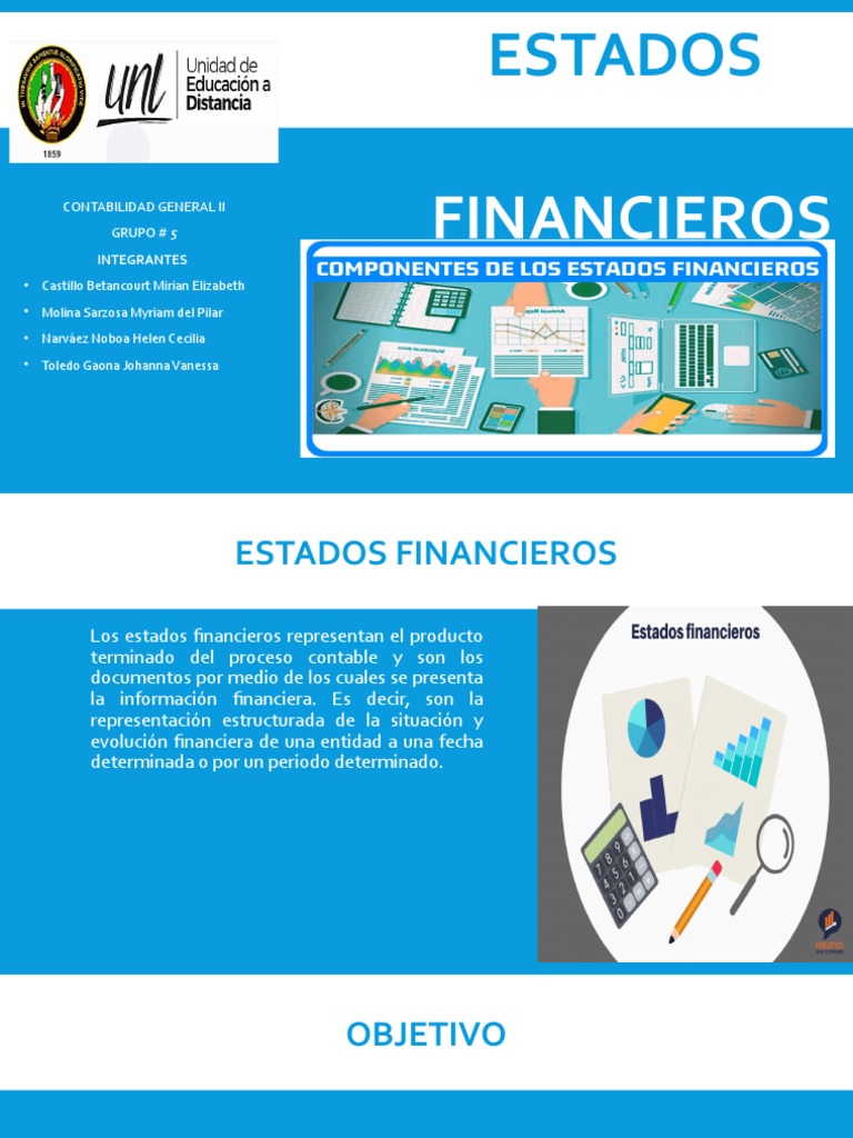 Estados Financieros Contabilidad Generalii | PDF | Contabilidad | Estado financiero