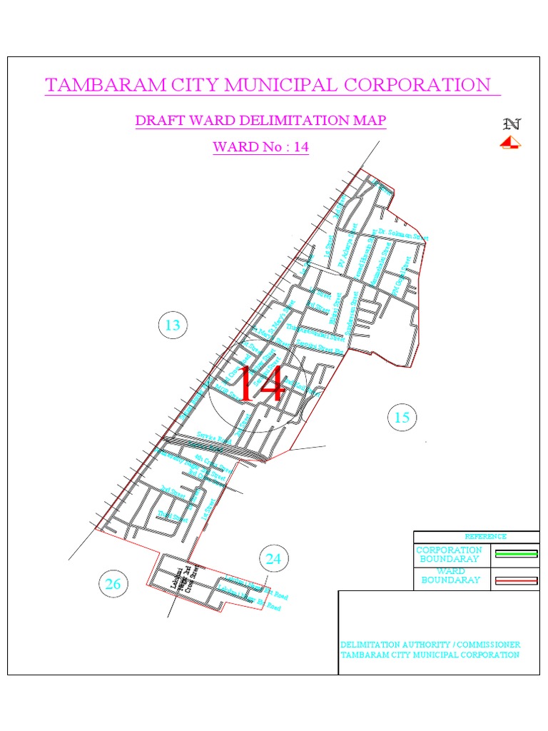 Tambaram Ward Delimitation Map | PDF