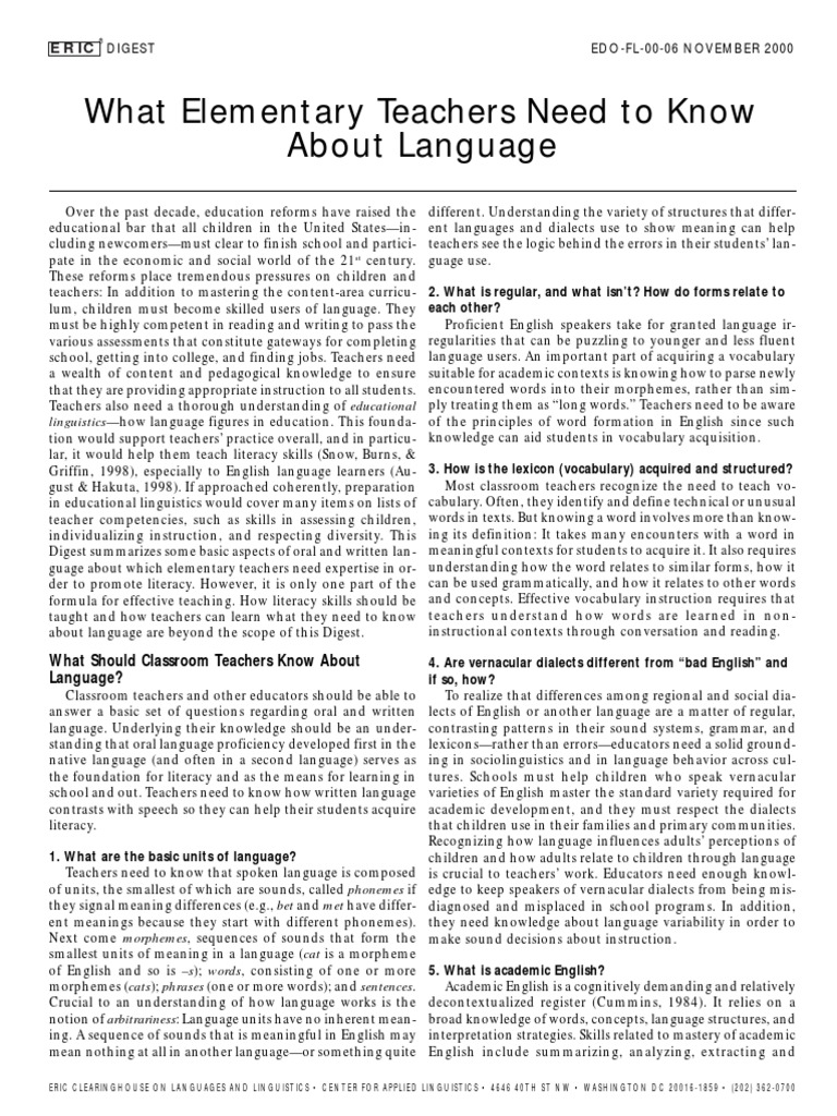 what-elementary-teachers-need-to-know-about-language-lily-wong-fillmore