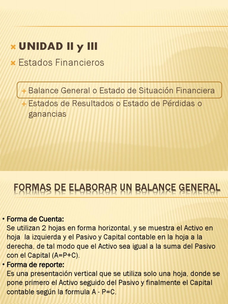 Formas de Elaborar Un Balance General | PDF | Contabilidad | Hoja de ...