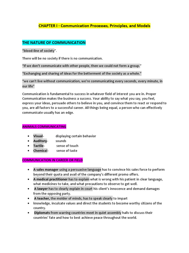 Purposive Com Reviewer | PDF | Communication | Cognitive Science