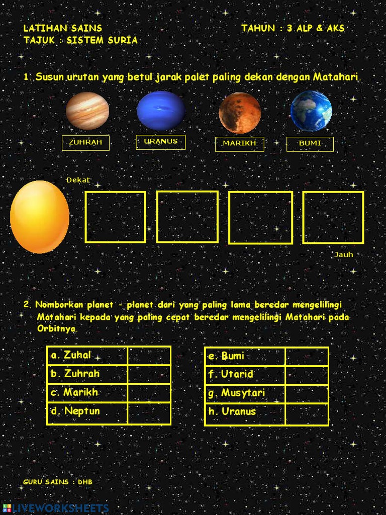 Planet Sains t3 | PDF