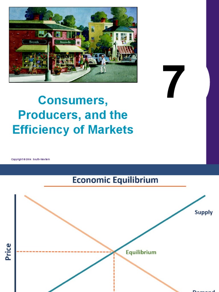 Ch.7 Consumers Producers | PDF | Economic Surplus | Economic Equilibrium