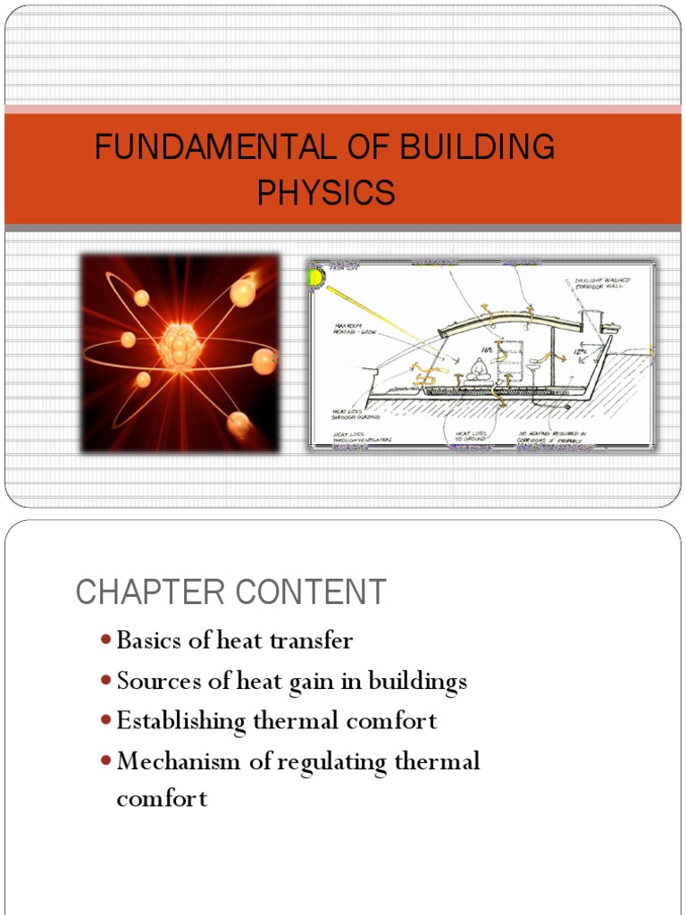 Fundamental of Building Physics | PDF | Heat Transfer | Heat
