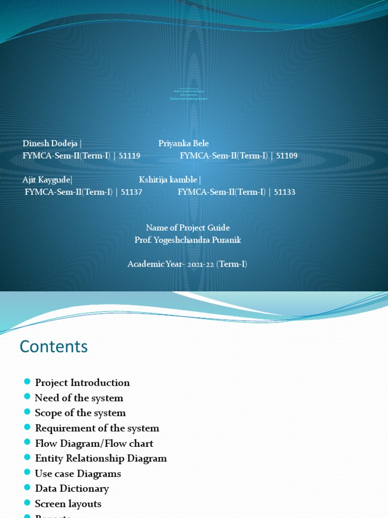 Online Food Ordering System | PDF | Computing | Systems Engineering
