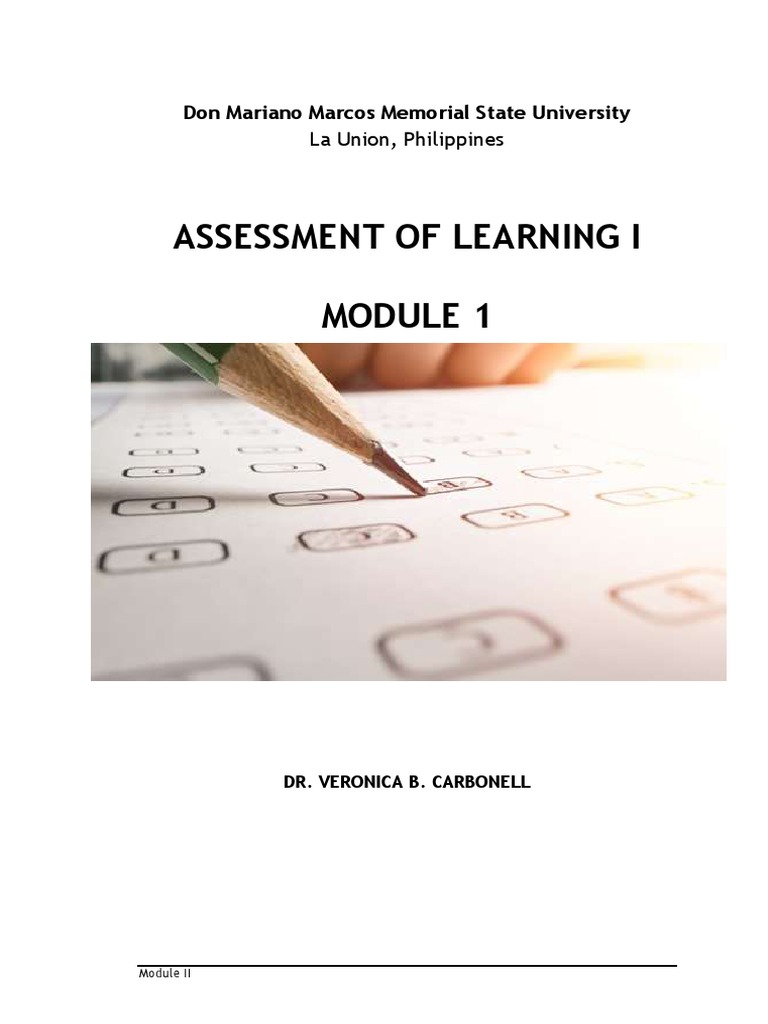 Educ 106 Module-2 | PDF | Educational Assessment | Multiple Choice