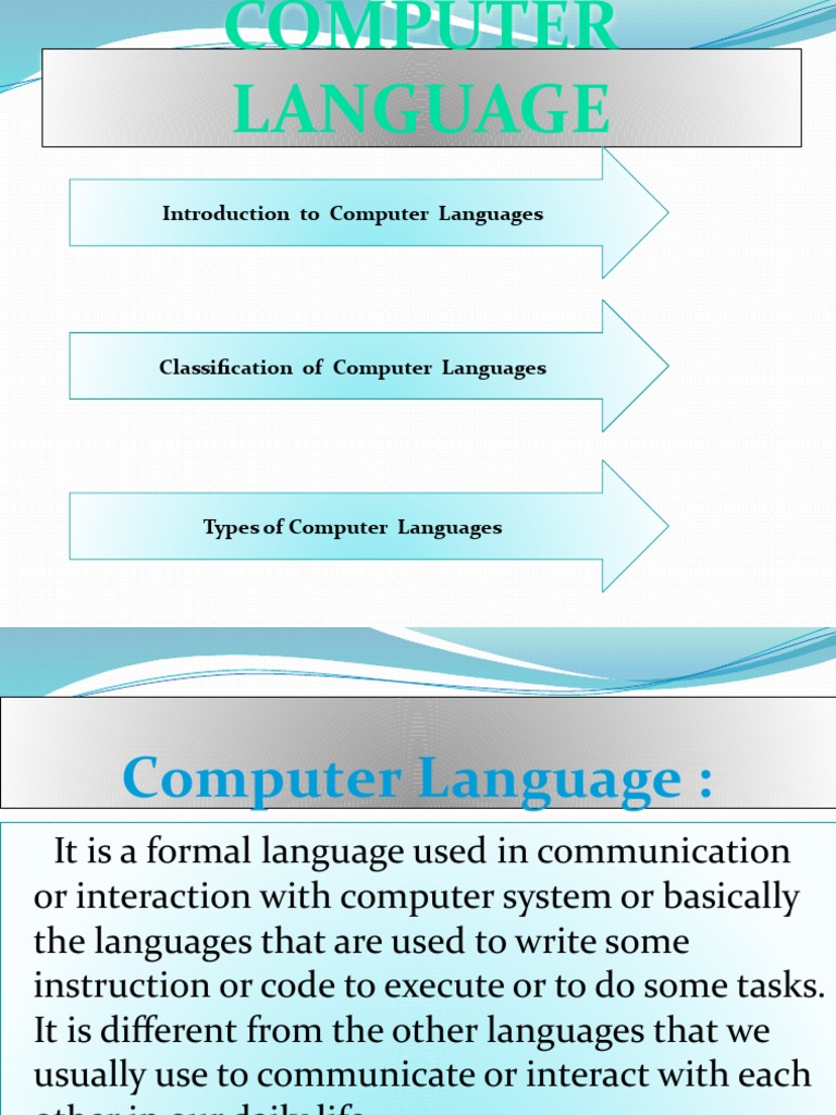 Introduction To Computer Languages | PDF | Programming Language | Computer Programming