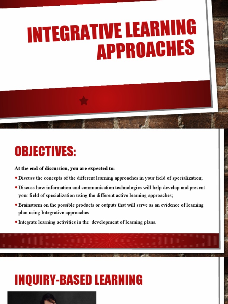 Integrative Learning Approaches | PDF | Project Based Learning | Change
