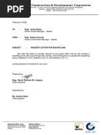 Request Letter Demolition SDS - COA | PDF | Government