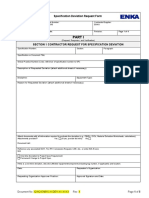 Deviation Form Template | PDF