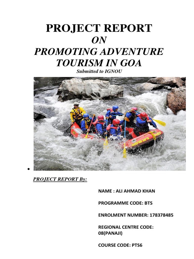 Project Report: ON Promoting Adventure Tourism in Goa | PDF | Outdoor ...