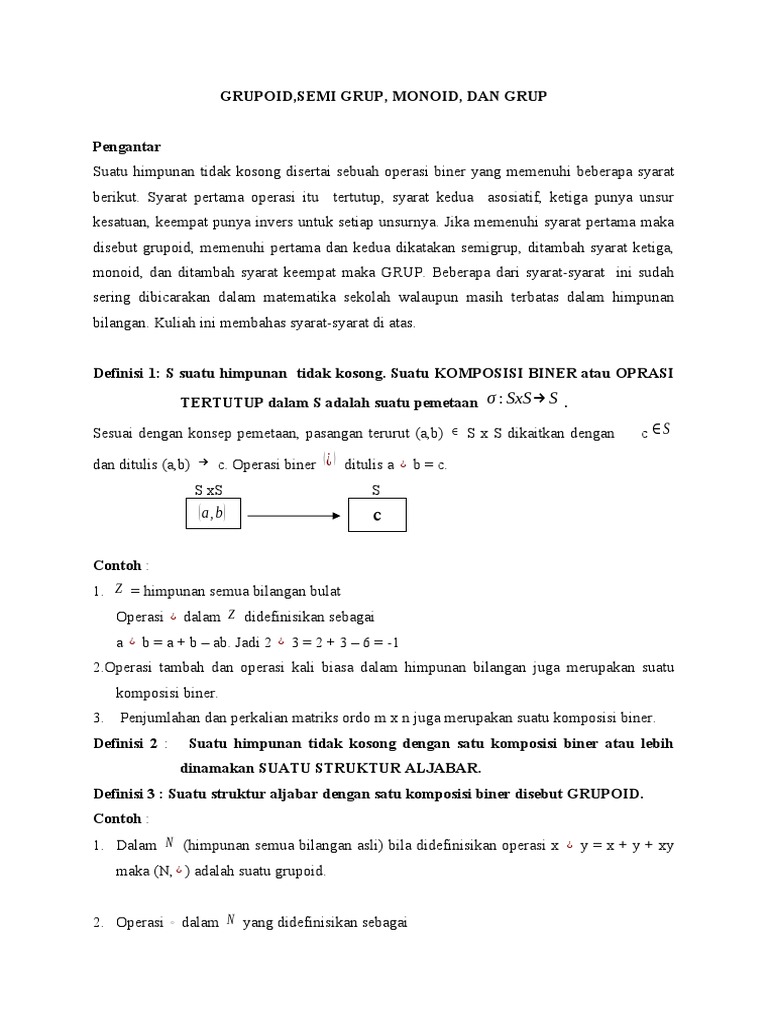 Teori Grup | PDF | Metode & Bahan Ajar