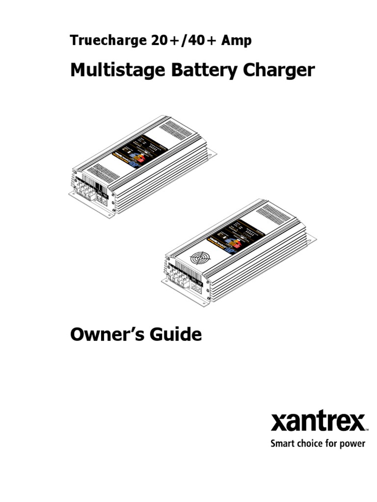 True Charge 20 Amp 3 Stage Charger Manual | PDF | Battery Charger ...