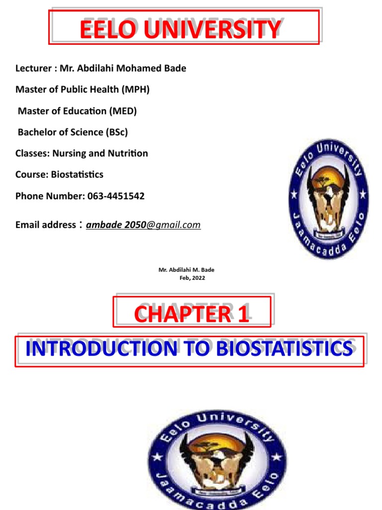 Chapter 1 Introduction To Biostatistics 2022 Pdf Statistics Biostatistics 