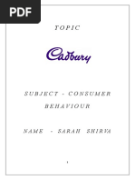 Cadbury: A British Confectionery Legacy | PDF | Mondelez International ...