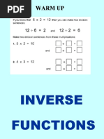 One To One and Inverse Functions 1 | PDF | Function (Mathematics) | Algebra