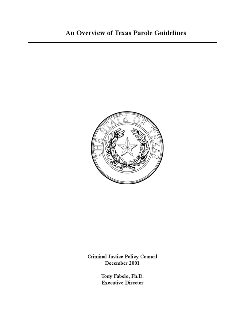 Tdcj Parole Release Issues