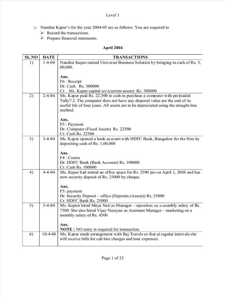Fdocuments - in - Tally Financial Accounting Program Volume 1 | PDF