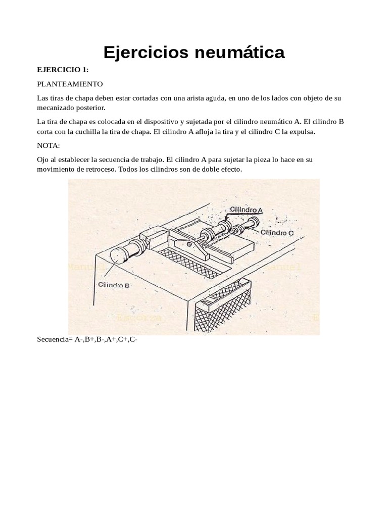 Ejercicio Neumatica | PDF