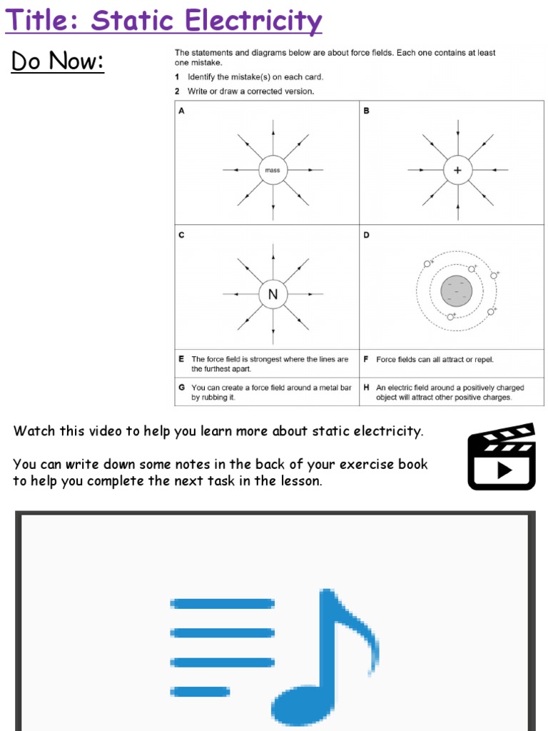 Understanding Static Electricity | PDF