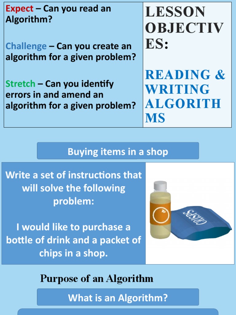 Lesson 4 - Reading Algorithms | Download Free PDF | Algorithms ...