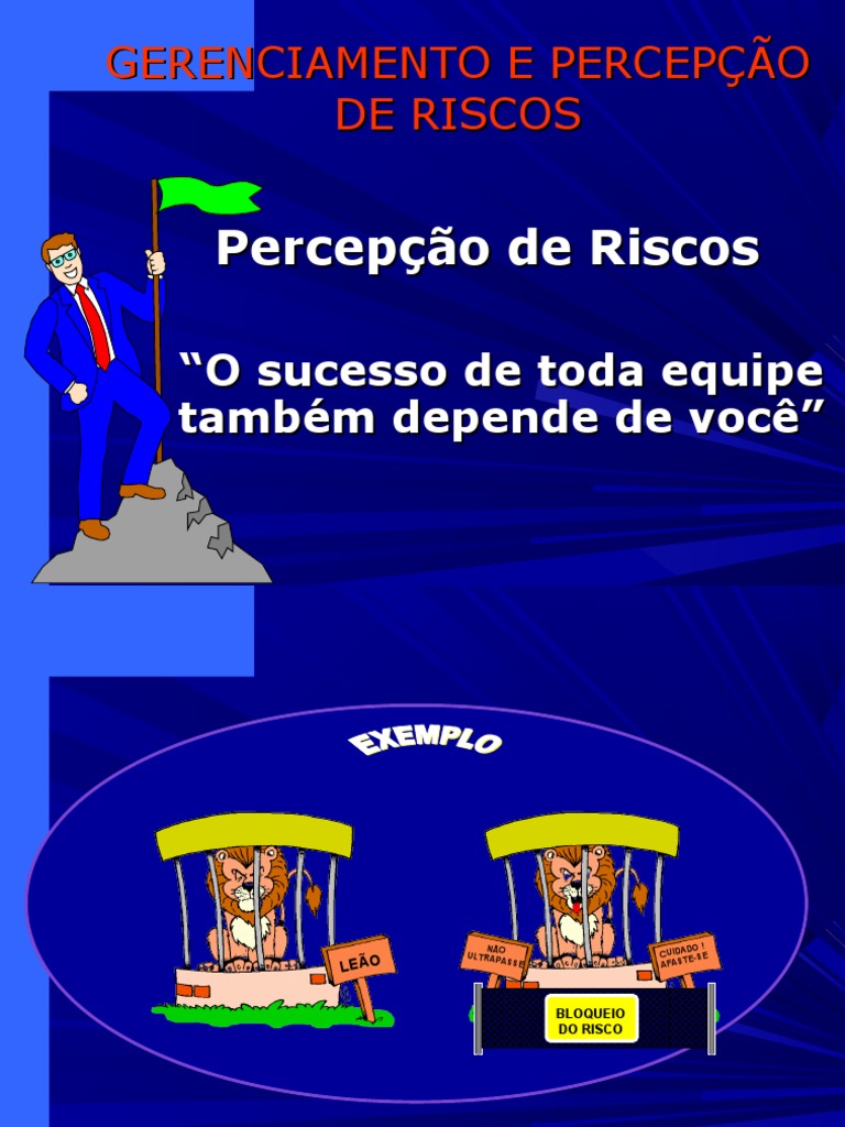 Treinamento Percepção de Risco | PDF | Percepção | Fator de risco
