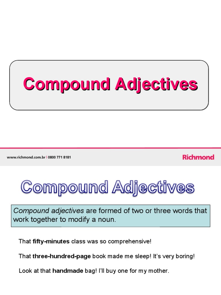 Compound Adjectives | PDF