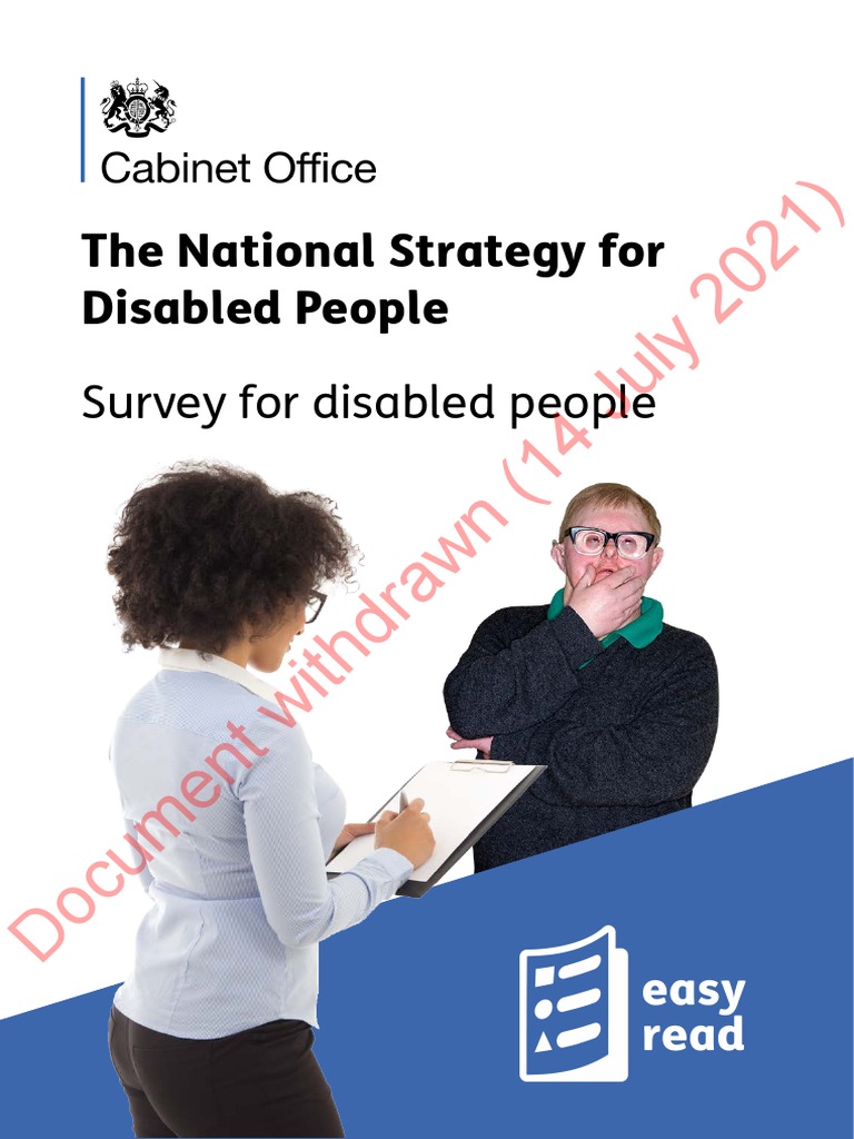 Questionnaire-Disabled People Easy Read | PDF