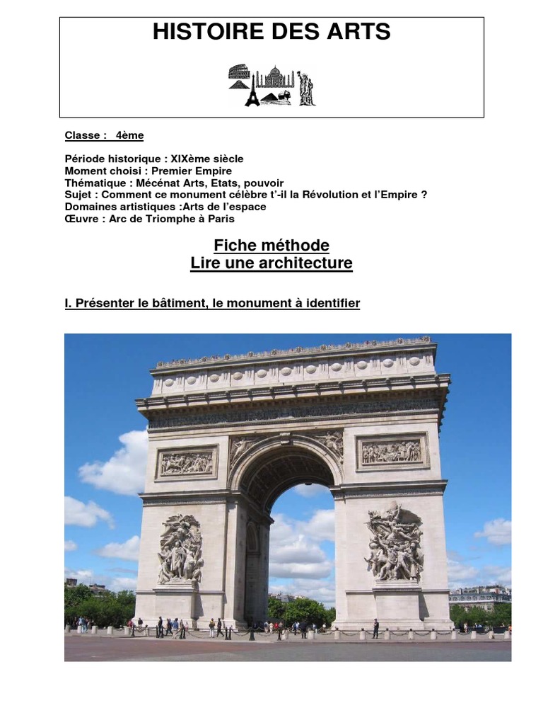Arc de Triomphe | PDF | Napoléon | Paris