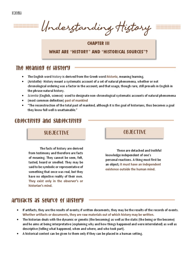 Understanding History Notes | PDF | Historiography | Authentication