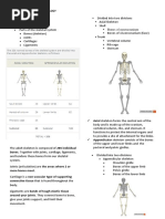 Anatomy - & - Physiology Cheat Sheet | PDF | Bone | Skin