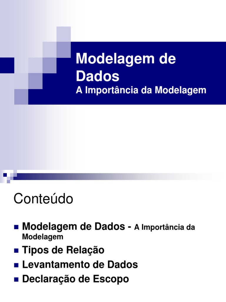 Modelagem de Dados: Entendendo os Conceitos Fundamentais | PDF | Bancos ...