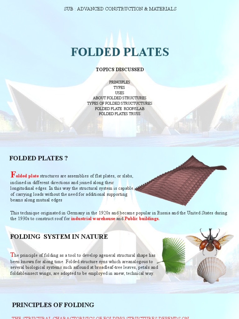 Understanding Folded Plates: Principles, Types, Uses, and Advantages of ...