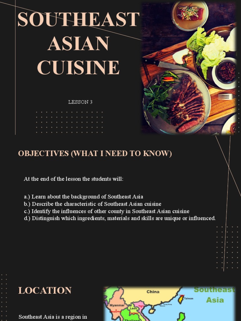 International Cuisine - Lesson 3 - Group 3 | PDF | Cuisine | Curry