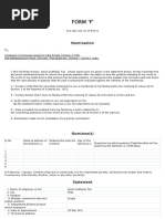 How To Fill Gratuity Form F | PDF | Gratuity | Government