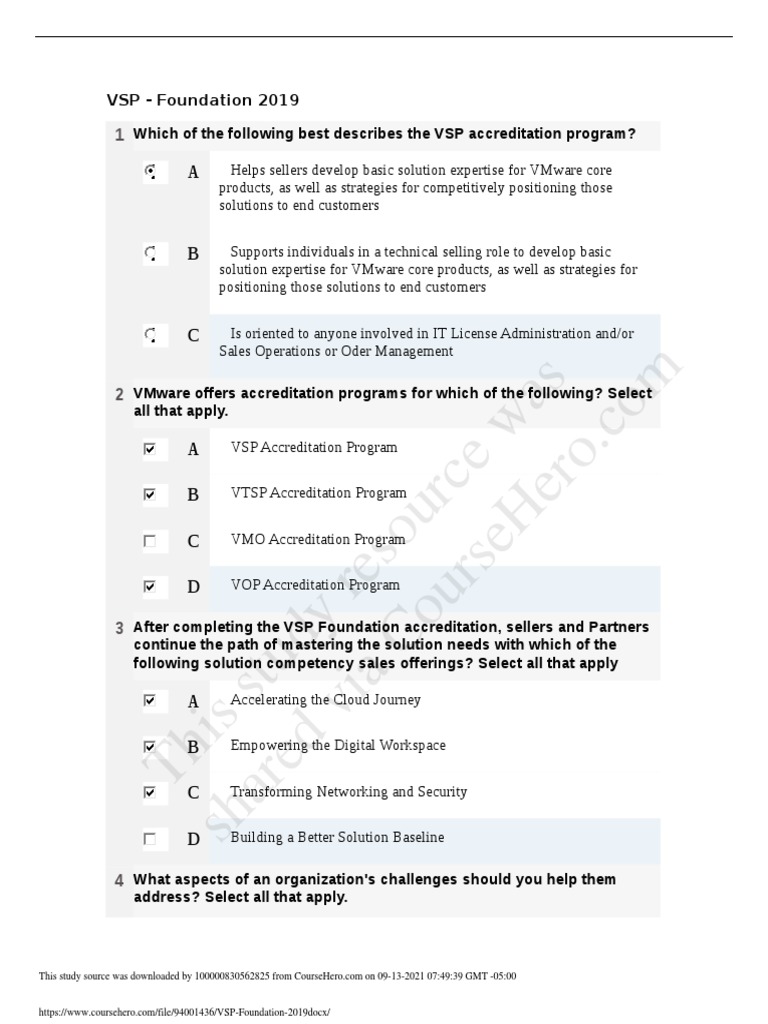 VSP Foundation 2019 | PDF | Cloud Computing | Computing