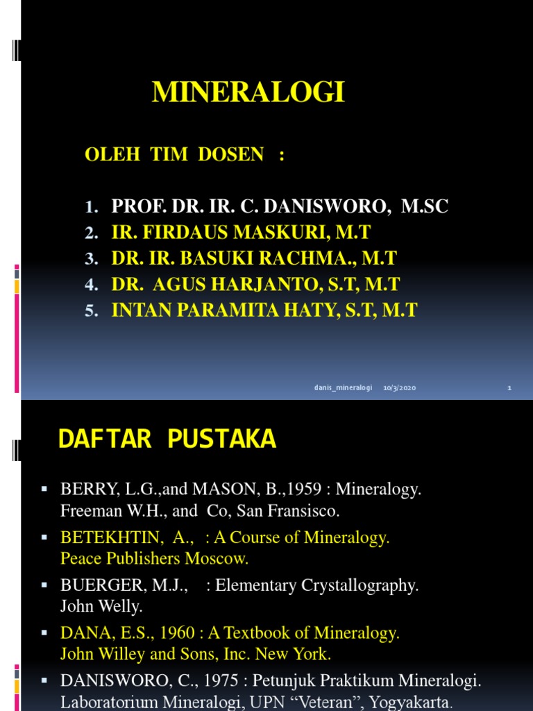 01 Kristalografi 20-21 | PDF
