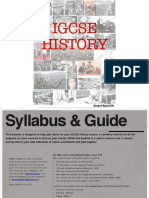 Cambridge IGCSE History 0470 Syllabus 2024-2026 | PDF