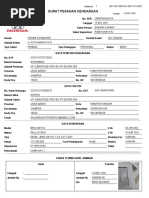 Contoh Surat Penarikan Kendaraan Berupa Motor | PDF